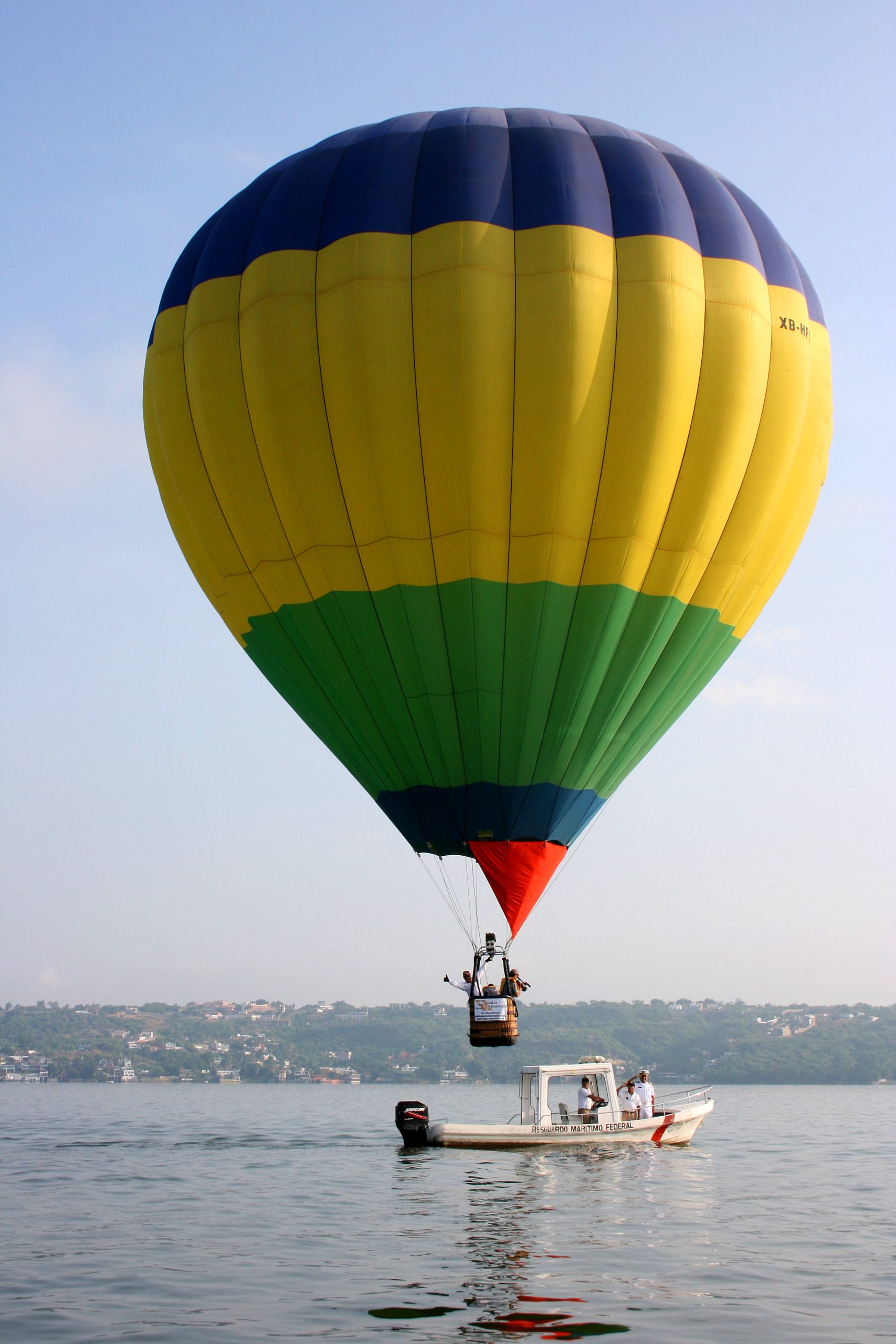 Globo Aerostático sobre el lago de Tequesquitengo - SYS5 exploramorelos