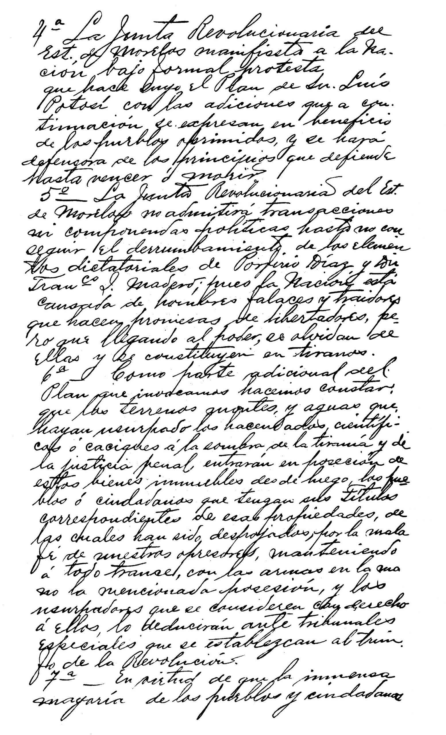 El Plan de Ayala, de Emiliano Zapata - SYS5 exploramorelos